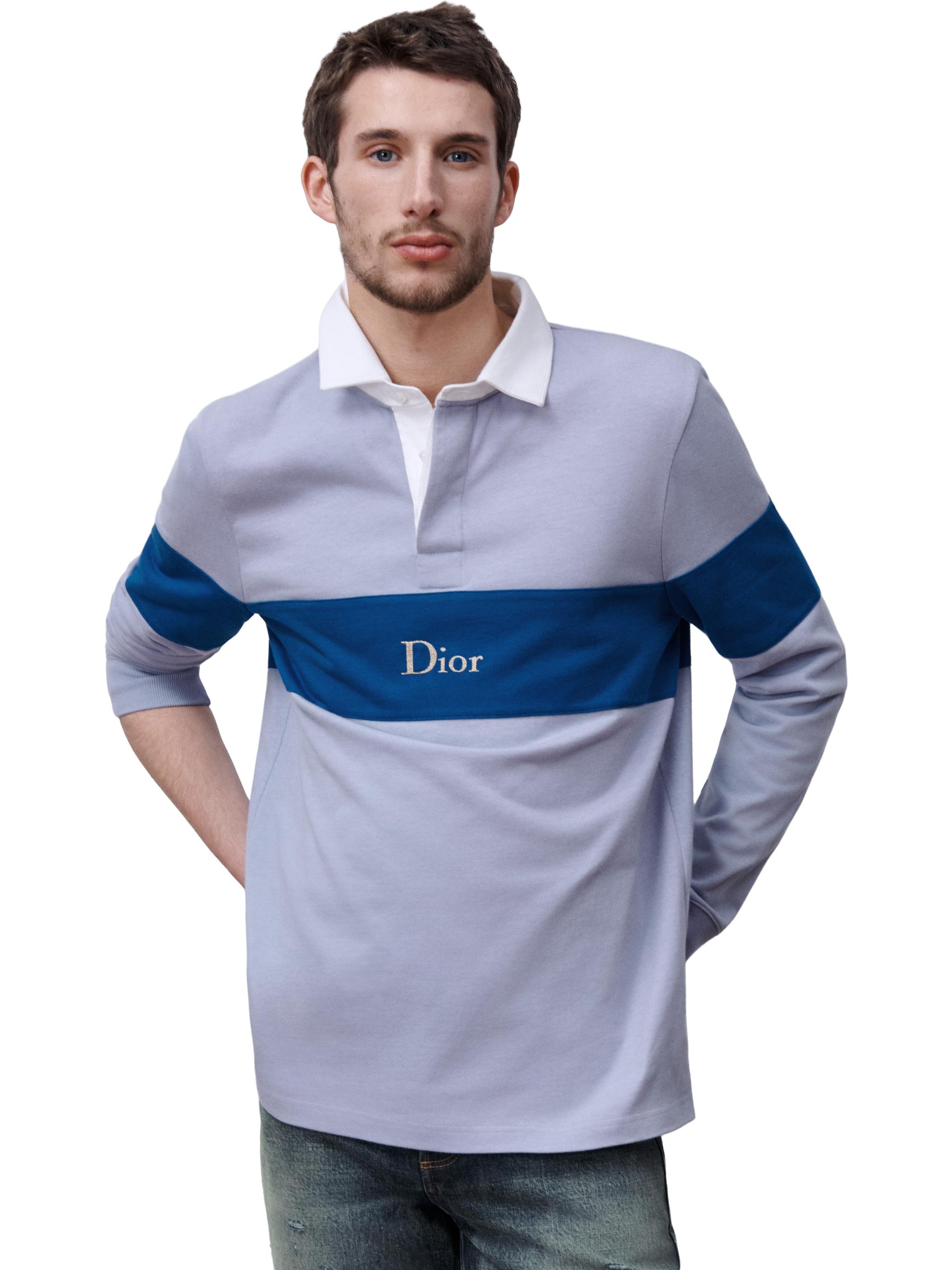 DIOR Long-Sleeved Rugby Shirt, Relaxed Fit